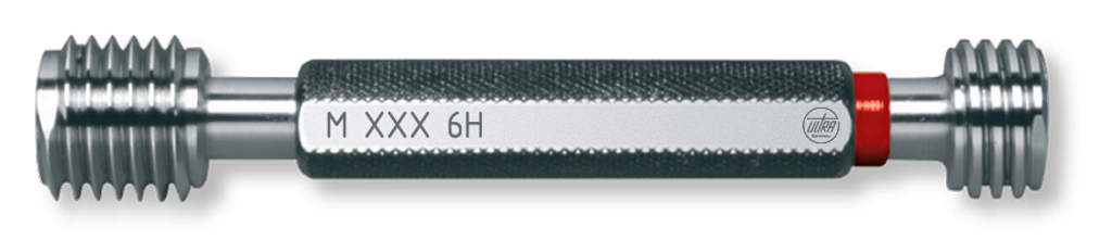 Grenz-Gewindelehrdorn 6H (Gut + Ausschuss) M120x2 - Ausführung: Dorn Gut Auss. | Größe: M120x2 ...