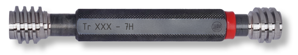 Grenz-Gewindelehrdorn 7H - DIN 103 (Gut + Ausschuss) Tr 24x5 | Dorn Gut Auss. | Tr 24x5 ...