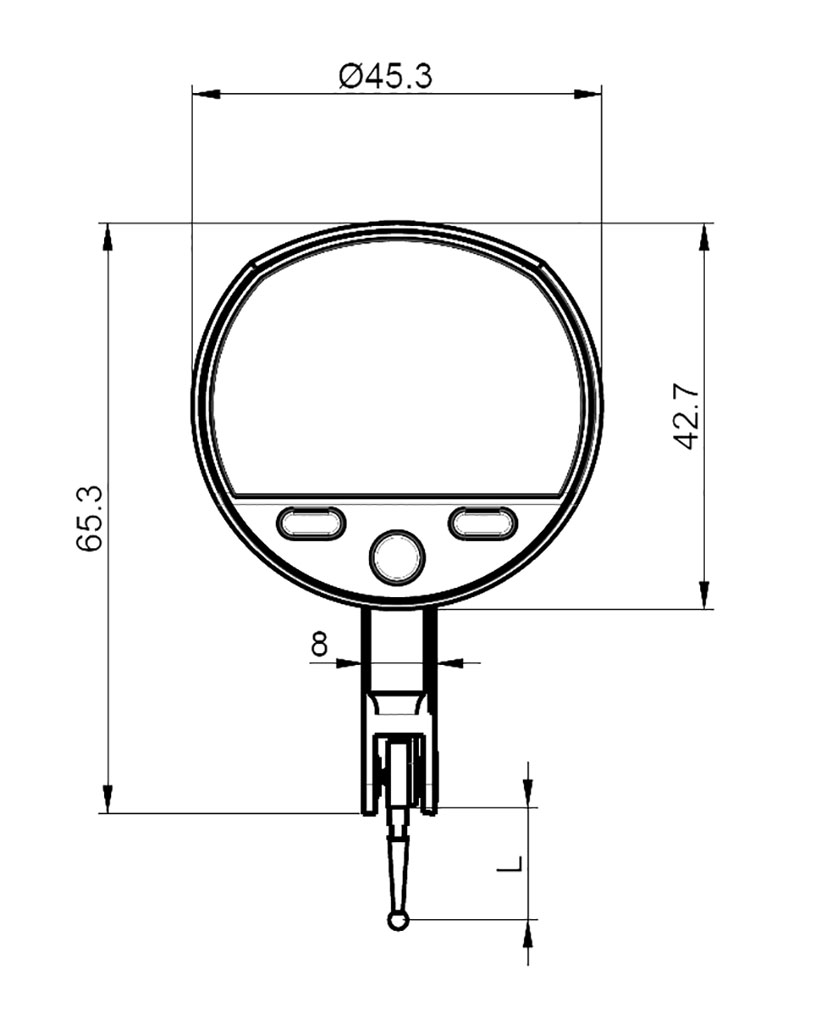 Digital-Fühlhebelmessgeräte S_Dial TEST Smart Bluetooth 2,0/0,001/36 ...