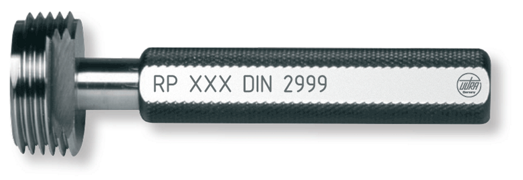 Limit Thread Plug Gauge DIN 2999 (tapered) with tolerance step Rp 2 1/2" | Rp 2 1/2" | Go NoGo ...