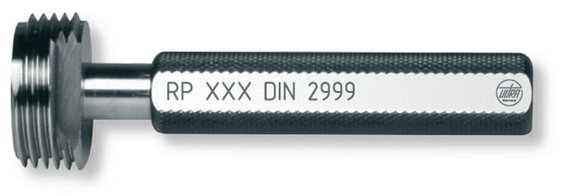 Grenz-Gewindelehrdorn DIN 2999 (kegelig) mit Toleranzstufe Rp 3" | Dorn Gut Auss. | Rp 3 ...