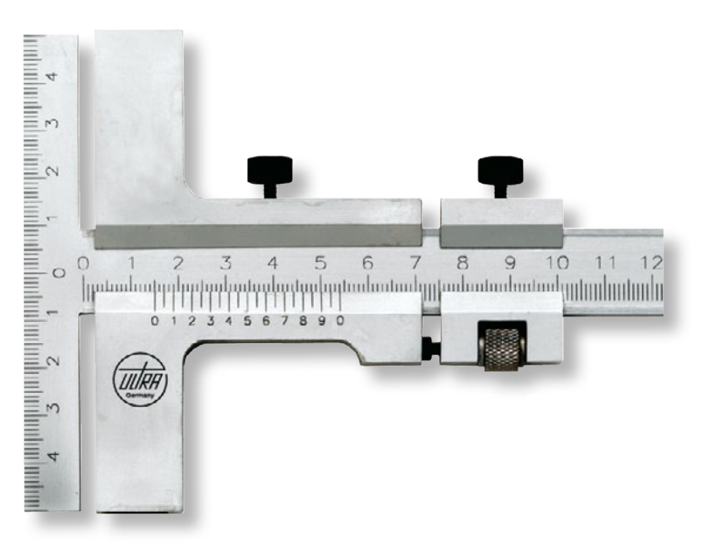 Marking vernier calipers, hardened special steel, matt With scaled ...